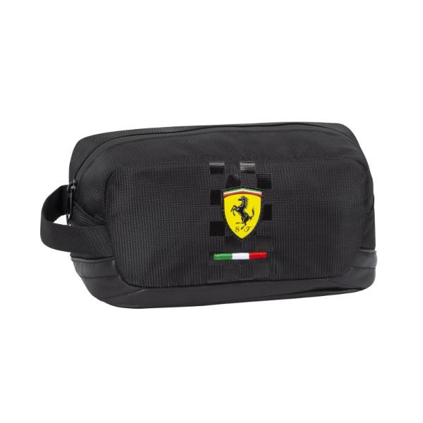 Ferrari - geanta accesorii - negru PAN58945 - - Libraria CLB