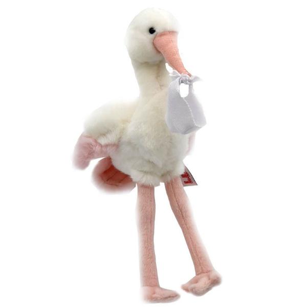Jucarie din Plus - Baby Barza 27 cm asort V786001-1 - - Libraria CLB