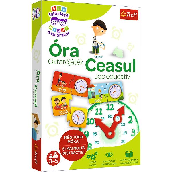 Joc Educativ Invata Ceasul Micului Explorator 01986 - - Libraria CLB