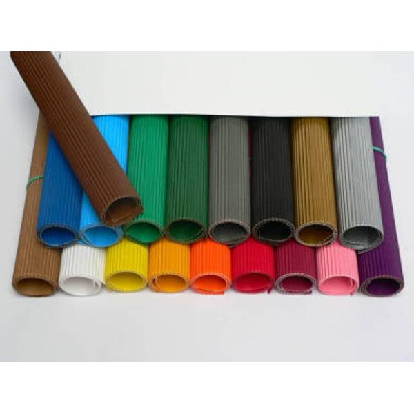 "Carton Ondulat 50X70 Albastru, 300G 204713435" - - Libraria CLB